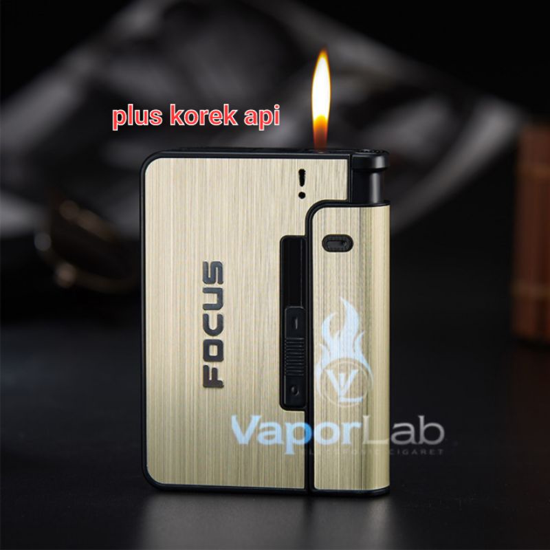 Jual kotak box tempat rkk roko pakai korek plastik magnit focus YH001 ...