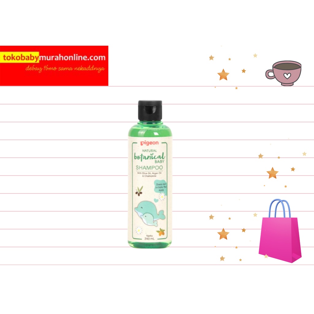 Jual PIGEON BOTANICAL BABY SHAMPOO 240ML 060617 / SHAMPOO BAYI | Shopee ...