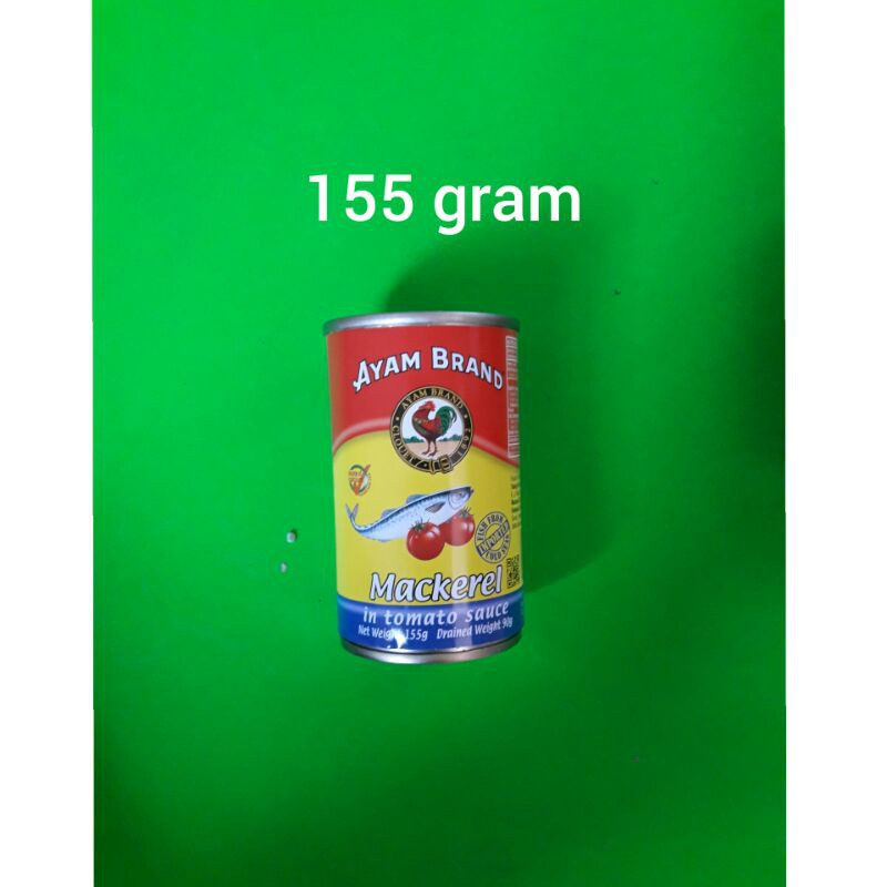 Jual Ayam Brand Mackerel in tomato Sauce ( dalam saus tomat) 155 gram ...