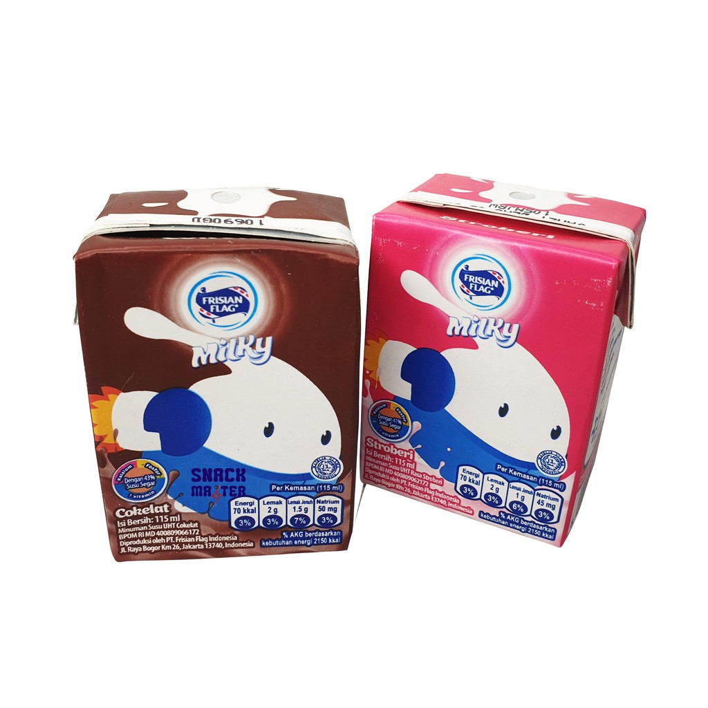 Jual Frisian Flag Susu UHT Zuzhu Milky Mini - Netto 115ml | Shopee Indonesia