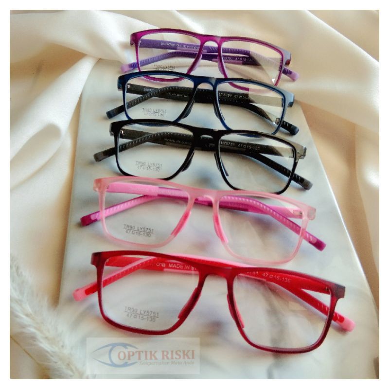 Jual Frame kacamata minus LY5751 (frame+lensa) | Shopee Indonesia