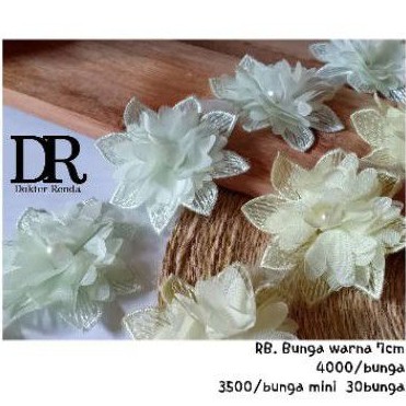 Jual renda bunga kelopak 7cm | Shopee Indonesia