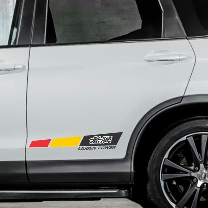 Jual Stiker Mugen Power Satuan Panjang Sticker Samping Body Mobil Honda ...