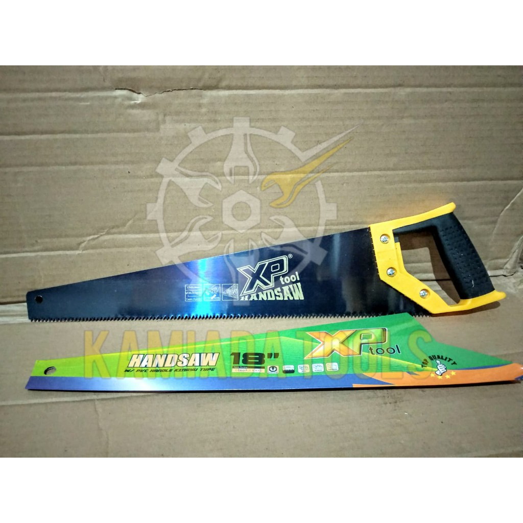 Jual Gergaji Kayu 18" Gagang PVC XP TOOL/ Gergaji Kayu 18" Manual ...