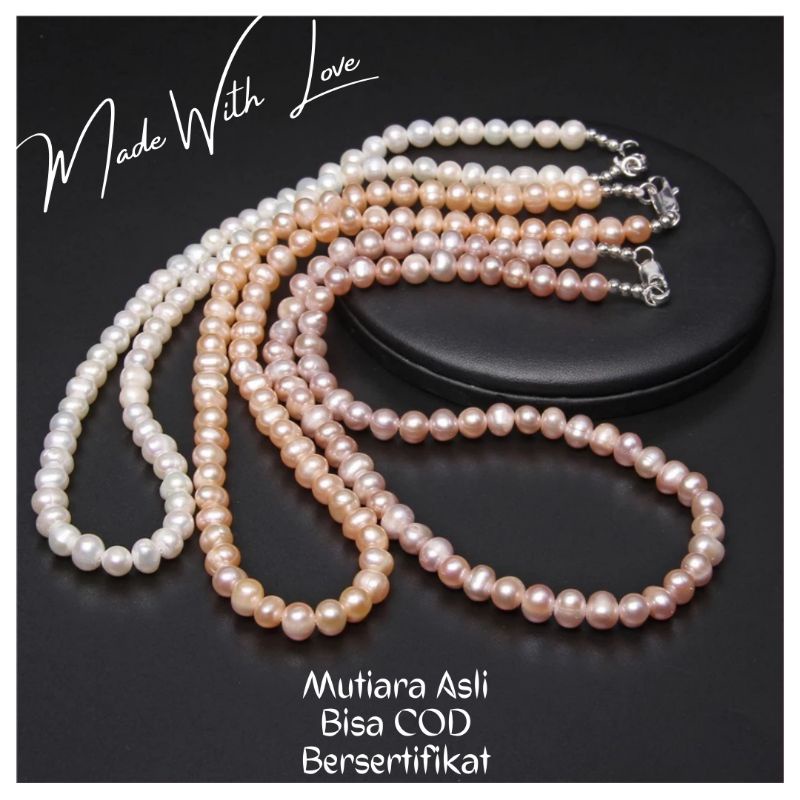 Jual Kalung Mutiara Asli|Mutiara Air Tawar Asli Lombok|Mutiara Lombok ...