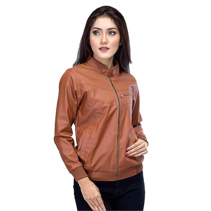 Jual NEW MT JAKET KULIT SINTETIS JACKET SEMI JEKET WANITA CEWEK ...