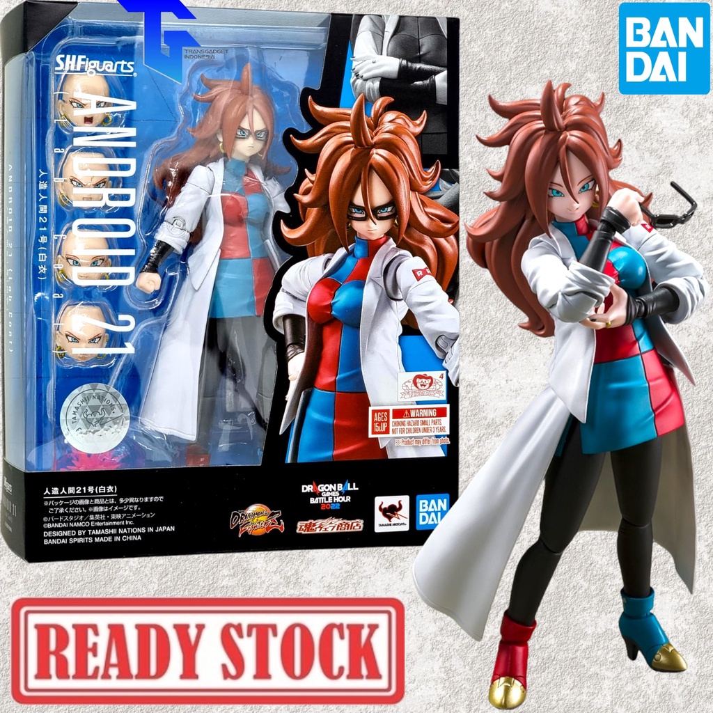 Jual Bandai SHF Dragon Ball FighterZ- Android 21 Lab Coat - 1/12 ...