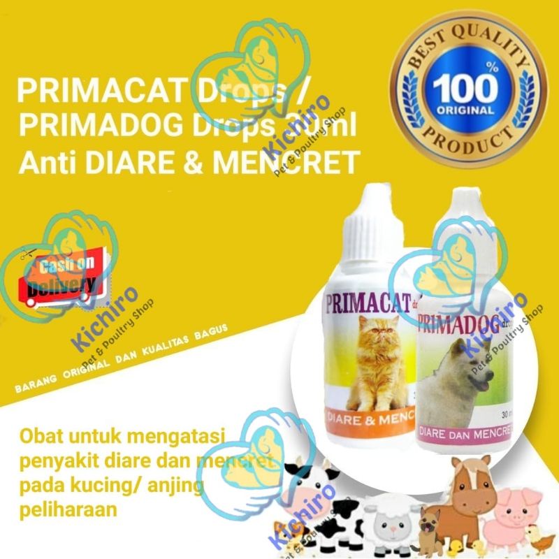 Jual Primacat Drop / Primadog isi 30 ml Tamasindo Prima Cat / Prima Dog Obat Diare Mencret dan ...