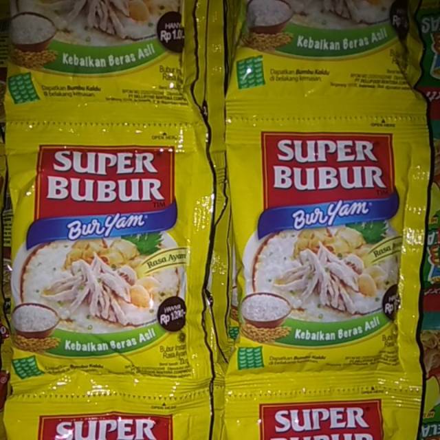 Jual buryam bubur instant rasa ayam 10sachet | Shopee Indonesia