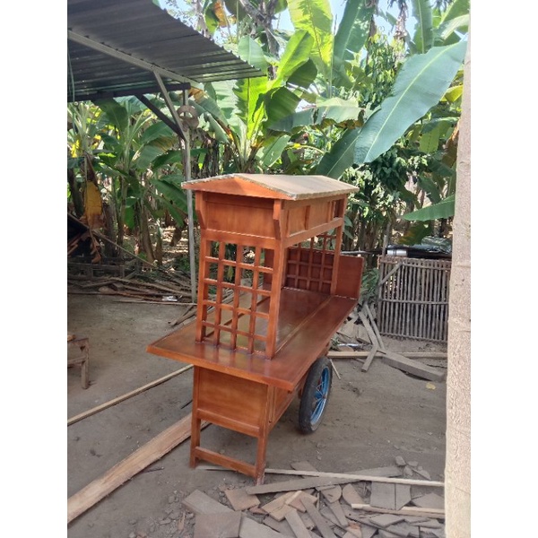 Jual Gerobak angkringan grobak kayu grobak kopi atau robang angkringan ...