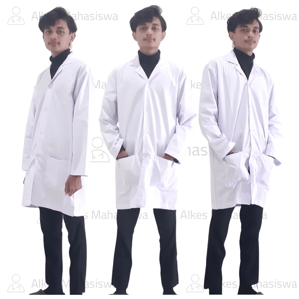 Jual Baju Seragam Jas Lab/Laboratorium Laborat Praktek Lengan Panjang ...