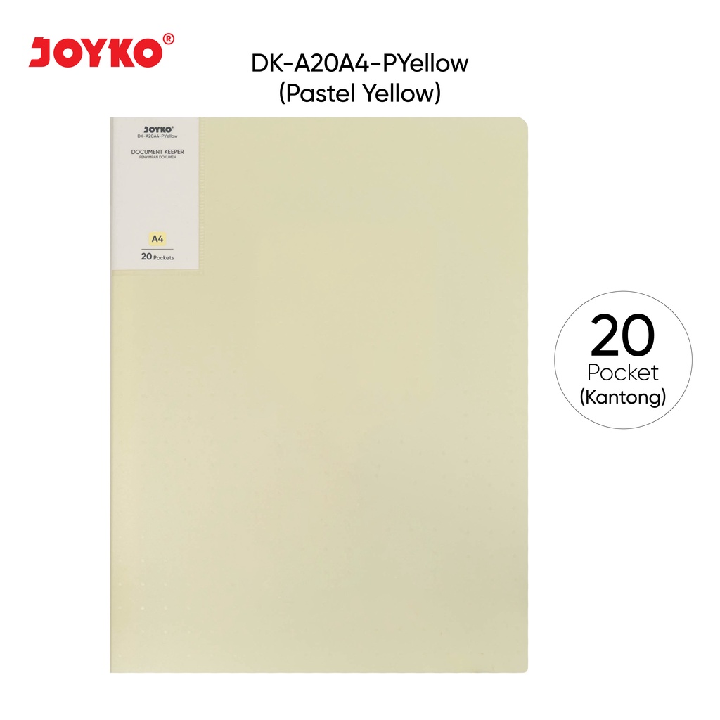 Jual DKA4 Document Keeper Clear Holder Map File Dokumen Folder Joyko ...