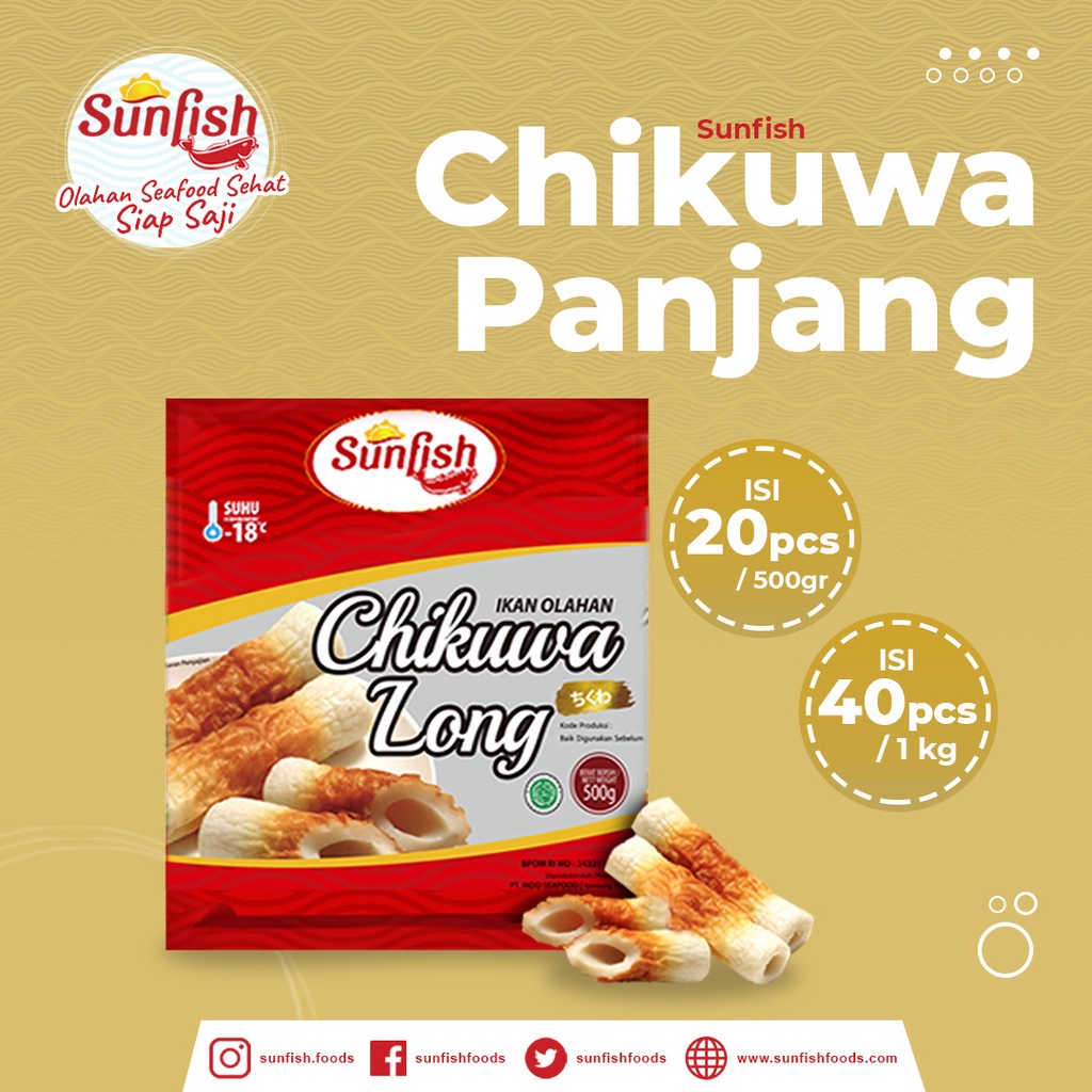 Jual Sunfish Chikuwa Long 1kg | Shopee Indonesia