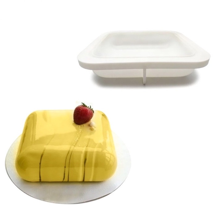 Jual Square Entremet Mold Mould Silicone Cetakan Kue Cake | Shopee ...