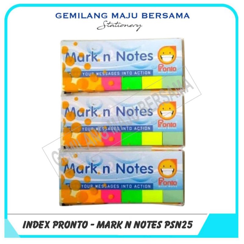 Jual Index / Penanda Pronto Mark and note PSN 25 (6wrn) | Shopee Indonesia
