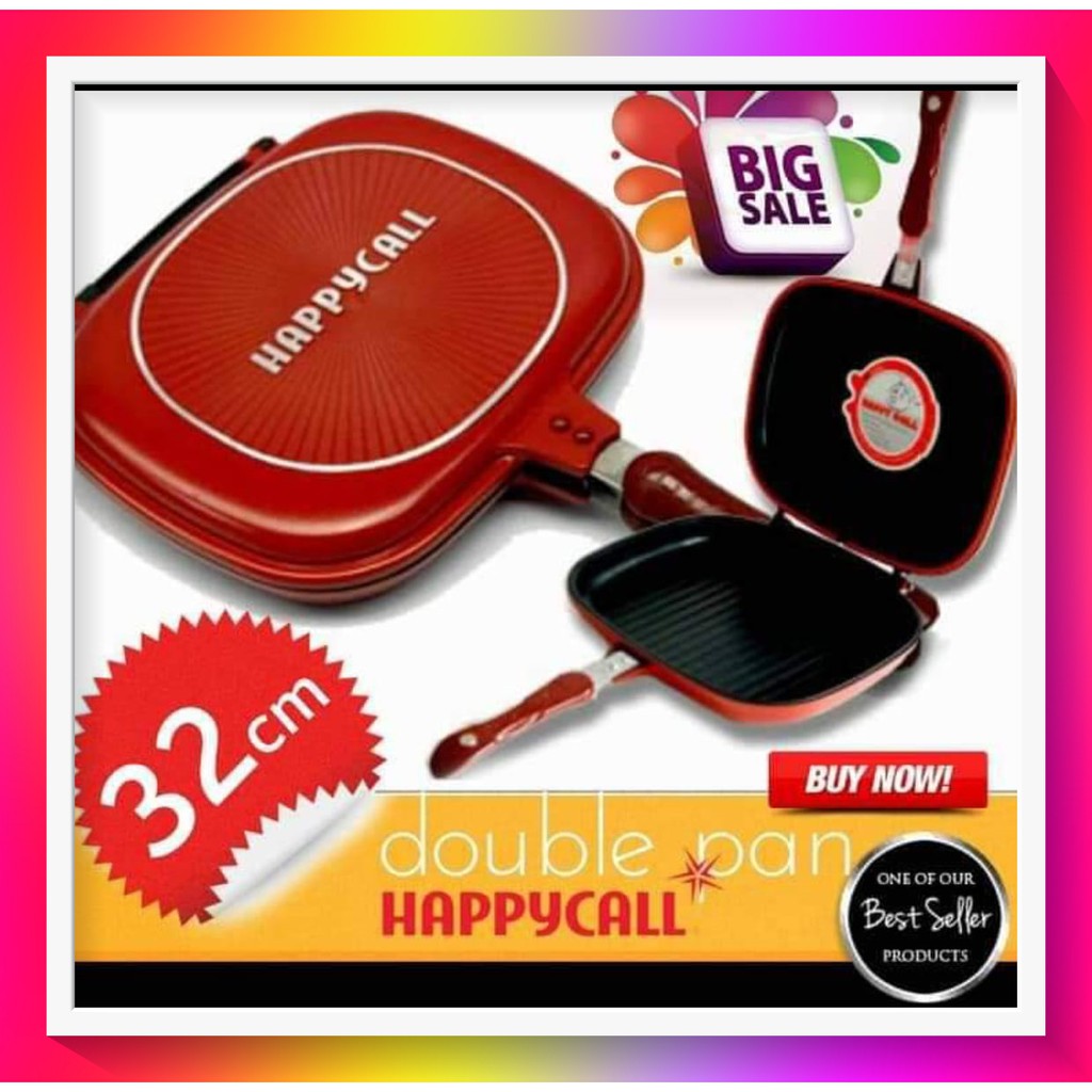 Jual DOUBLE PAN HAPPYCALL JUMBO 32 CM | Shopee Indonesia