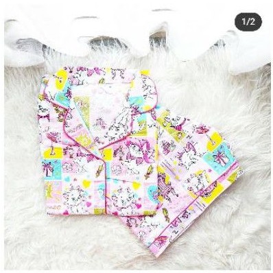 Jual marie cat square pajamas pink | Shopee Indonesia
