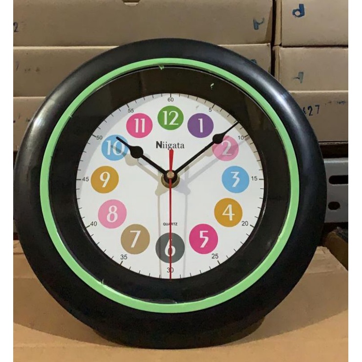 Jual Jam dinding mini palma 380 / jam dinding nigata 221 | Shopee Indonesia
