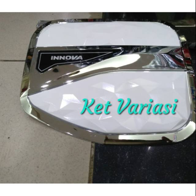 Jual Tank cover tutup tangki mobil all new innova putih | Shopee Indonesia