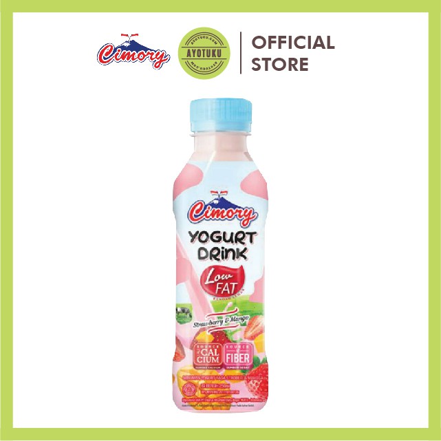 Jual Susu Cimory Yogurt Drink Low Fat Strawberry & Mango 250 ml ...