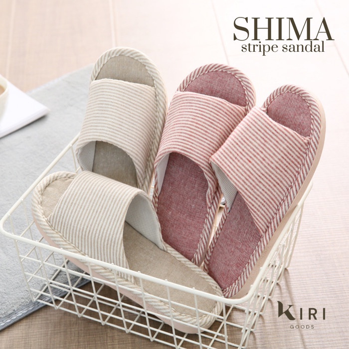 Jual 《KIRI》SHIMA Sandal Rumah Empuk Sandal Kamar Indoor Slipper Halus ...