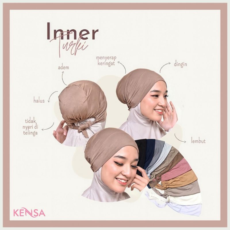 Jual INNER TURKI BASIC CIPUT IKAT INNER HIJAB | Shopee Indonesia
