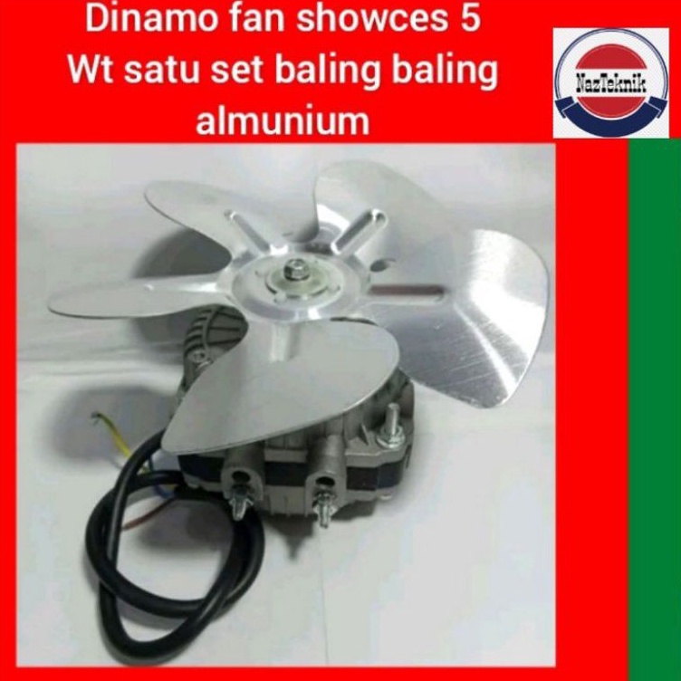 Jual DINAMO FAN SHOWCASE 5 WATT SATU SET BALING BALING | Shopee Indonesia