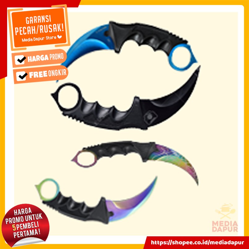 Jual Vastar Pisau Karambit CS GO Collector Knife - KNIFEZER H10 | Shopee Indonesia