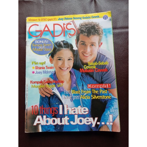 Jual majalah GADIS Edisi Tahun 1999 majalah Jadul Majalah Bekas | Shopee Indonesia