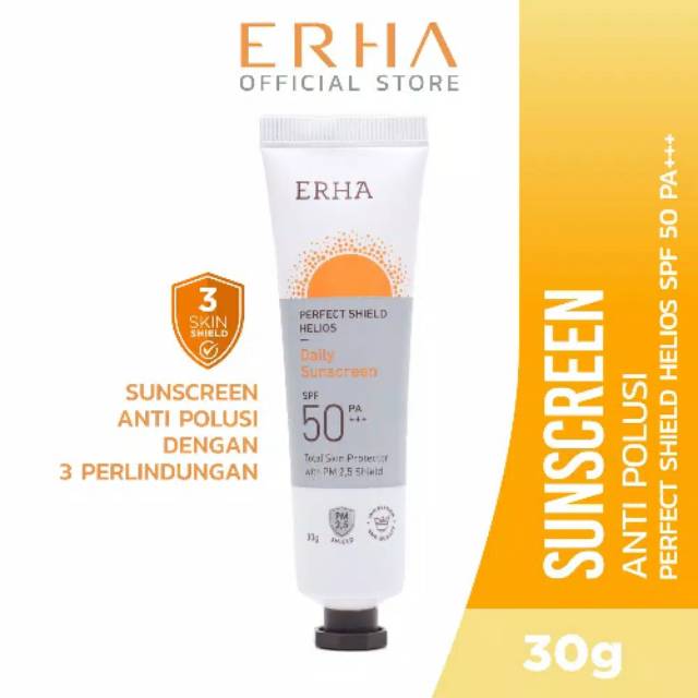 Jual ERHA PERFECT SHIELD HELIOS DAILY SUNSCREEN SPF50/PA+++ | Shopee Indonesia
