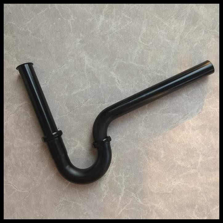 Jual Sifon Leher Angsa Wastafel Stainless 304 Hitam | Shopee Indonesia