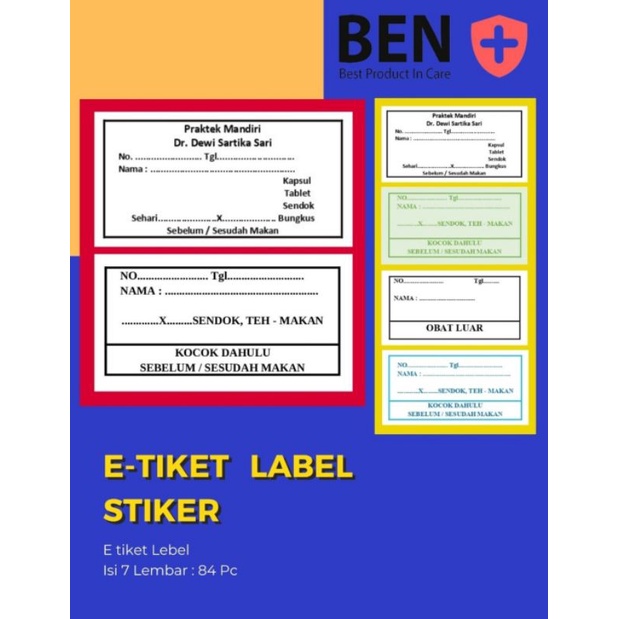 Jual Stiker label obat Custom sendiri | Shopee Indonesia
