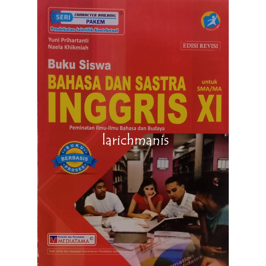 Jual BUKU BAHASA DAN SASTRA INGGRIS KELAS XI MEDIATAMA | Shopee Indonesia