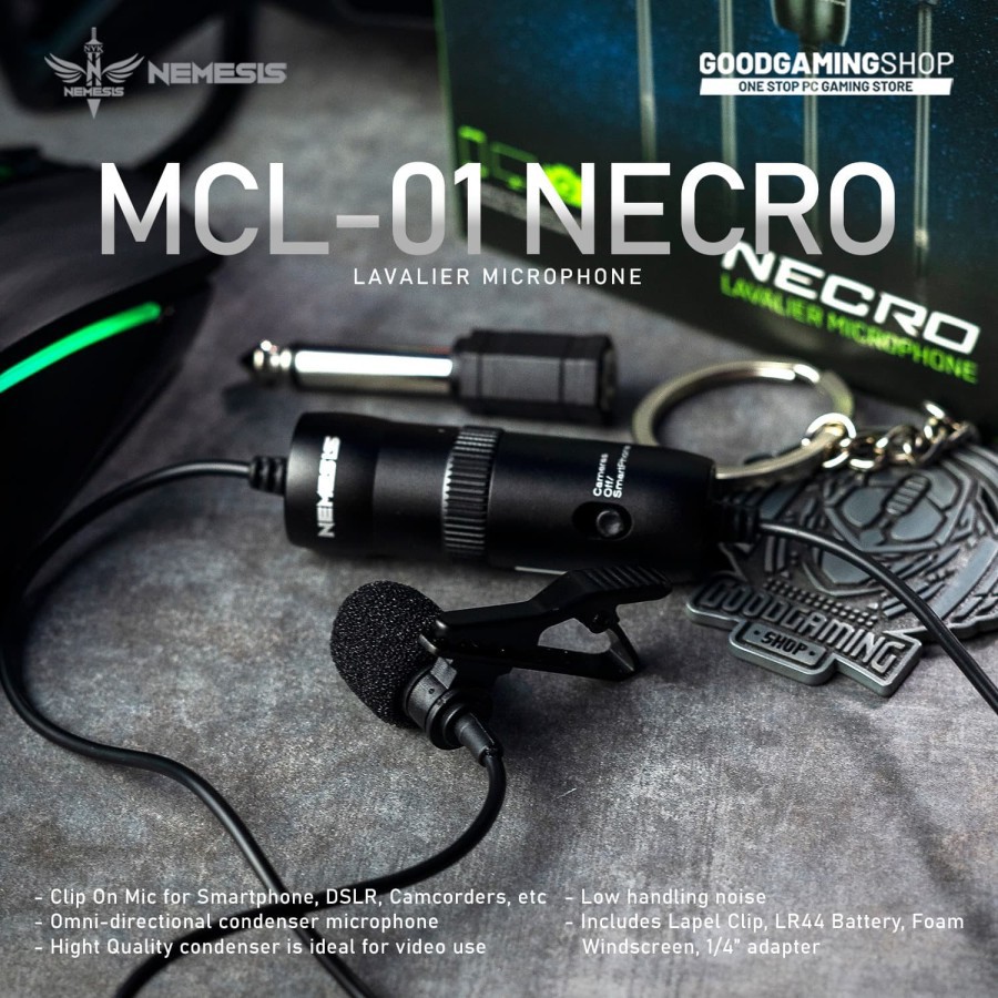 Jual Mic Clip on NYK Nemesis MCL-01 | Shopee Indonesia