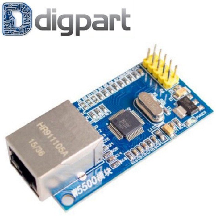 Jual W5500 Ethernet network module hardware TCP IP For Arduino STM32 uC ...