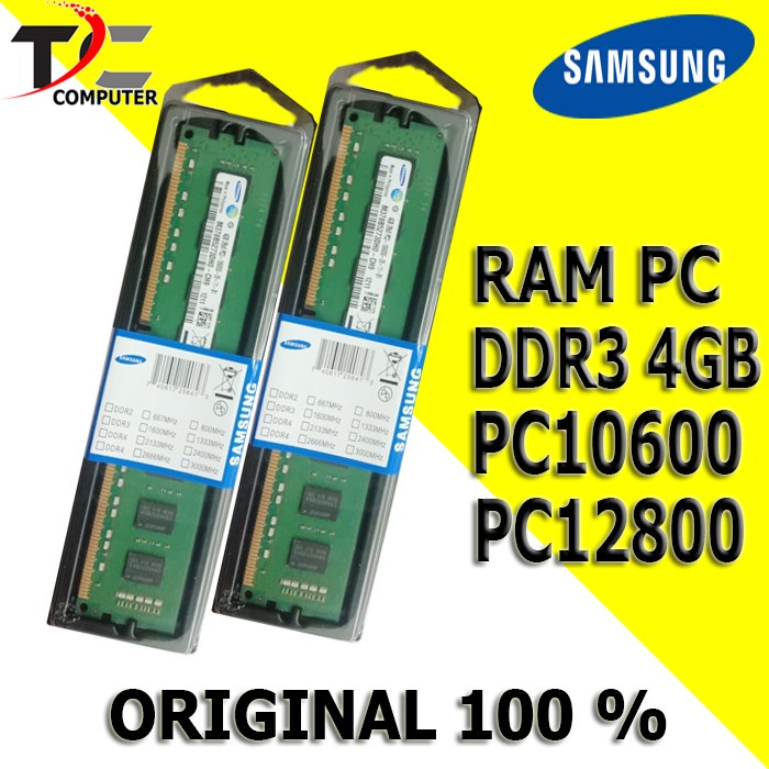 Jual RAM MEMORY PC/KOMPUTER DDR3 4GB SAMSUNG/HYNIX | Shopee Indonesia
