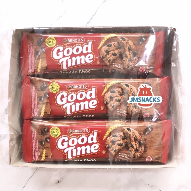 Jual [PROMO!!] Arnott's Goodtime 1 Pak isi 12x16gr - double choco ...