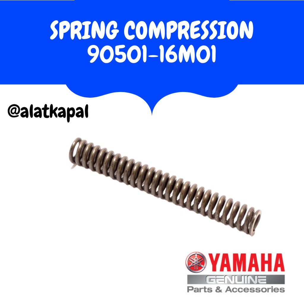 Jual SPRING COMPRESSION 90501-16M01 UNTUK MESIN TEMPEL YAMAHA 40PK ...