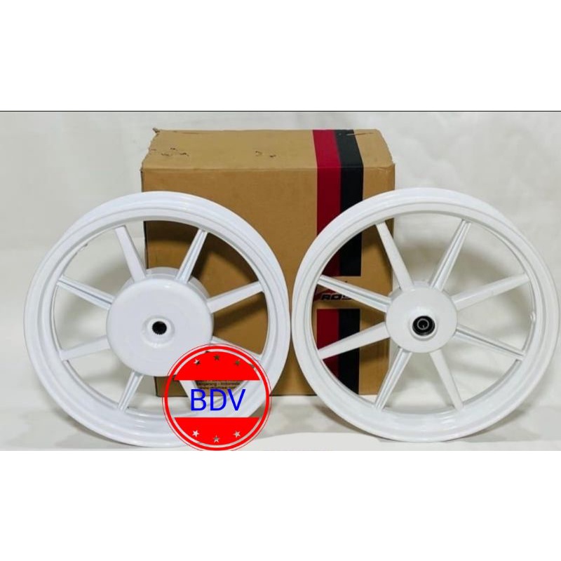 Jual Velg Racing V Rossi Palang 8 Vario 125, Vario 150 (Comet) Putih ...