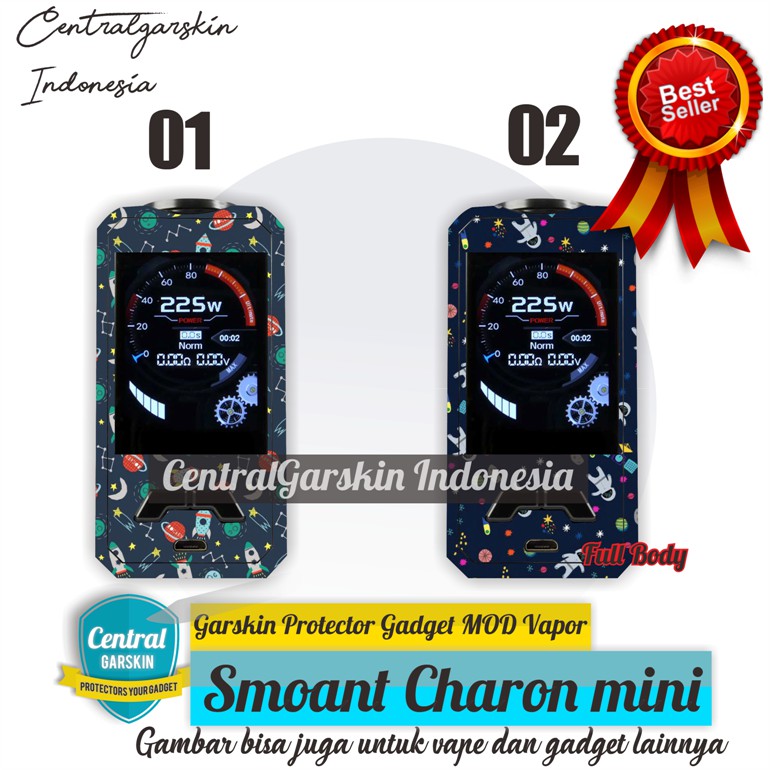 Jual Garskin SKIN MOD Smoant Charon Mini - Doodle Full Body 1 Hari jadi ...