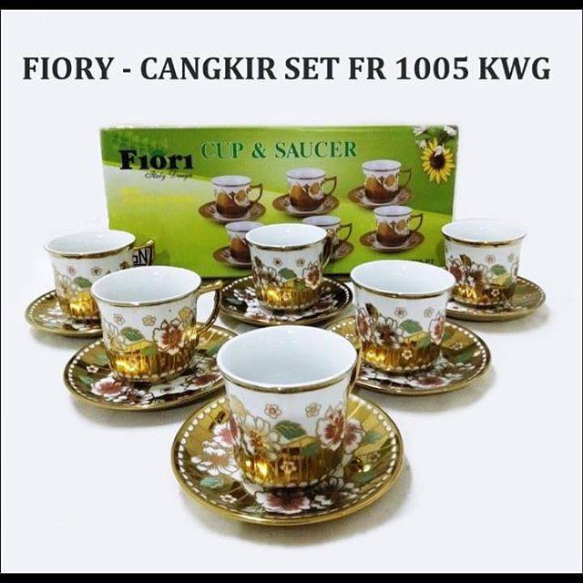 Jual Cangkir lepek fiori emas set isi 12 pcs FR 1005 KWG | Shopee Indonesia