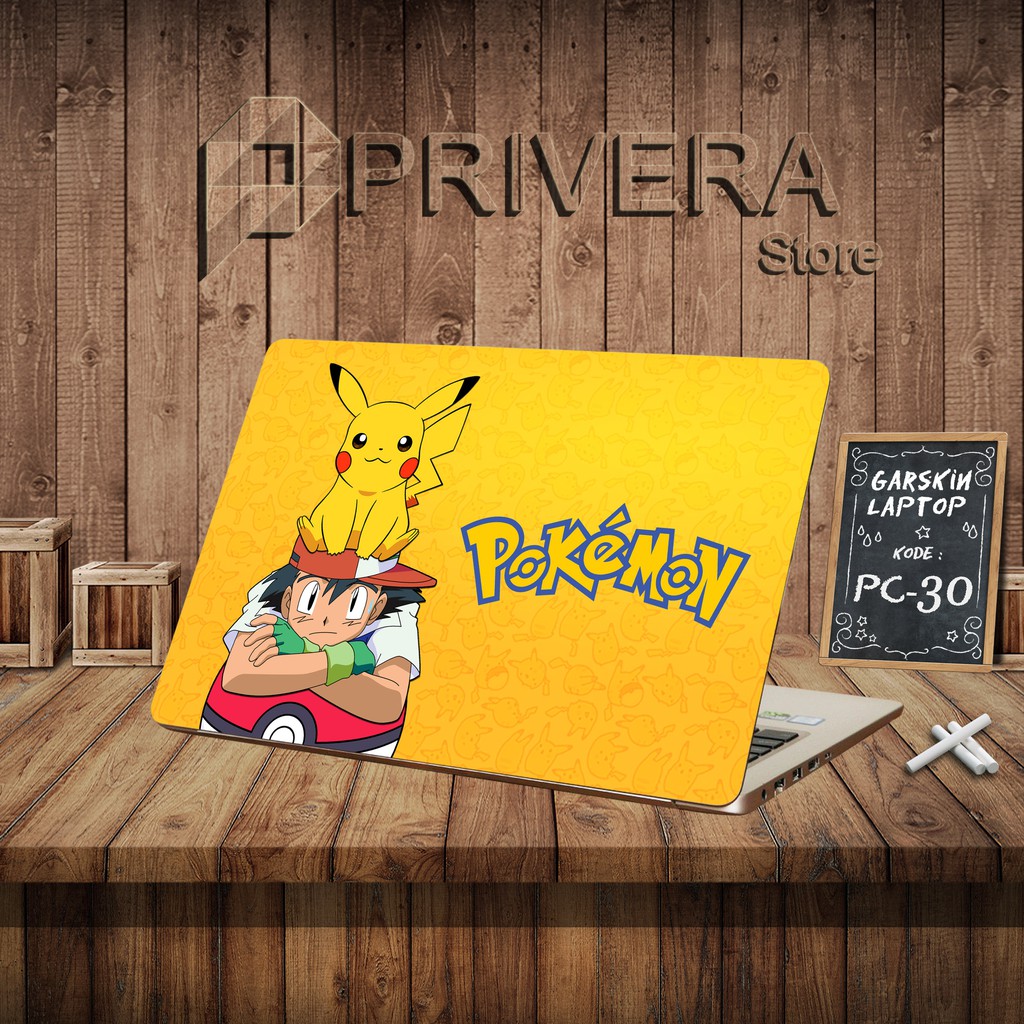 Jual Skin Laptop Decal Laptop Garskin Laptop Fujitsu Garskin Pokemon ...