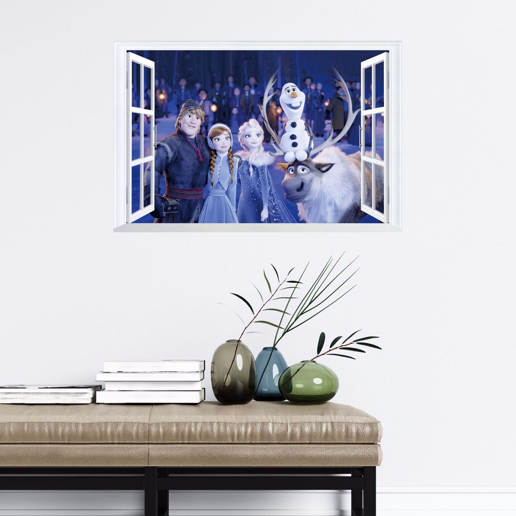 Jual GM- STIKER DINDING FROZEN STIKER DISNEY WALLSTIKER TEMBOK STIKER ...