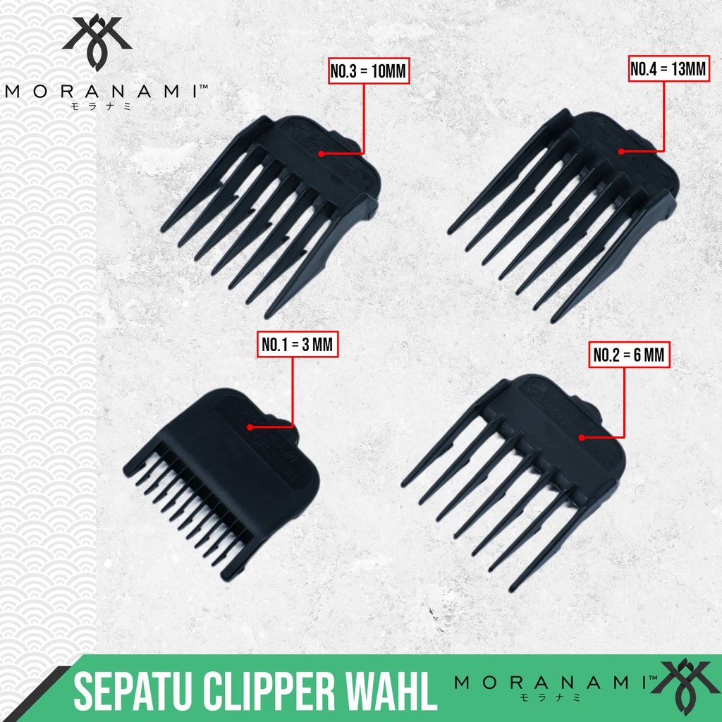 Jual Sepatu / Guard Clipper Cliper Kliper WAHL 1 2 3 4 BIASA Mesin ...