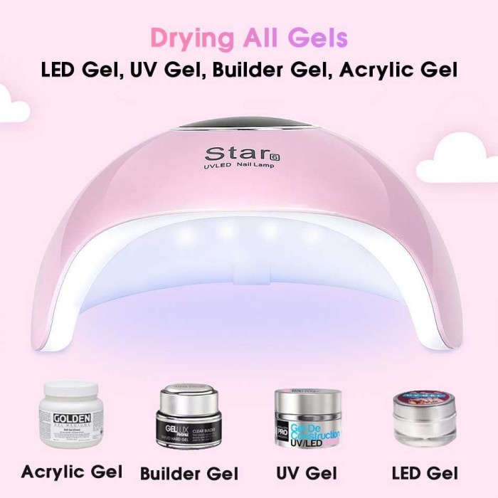 Jual HUGO Alat Pengering Kutek Kuku UV LED Nail Art Dryer | Shopee Indonesia