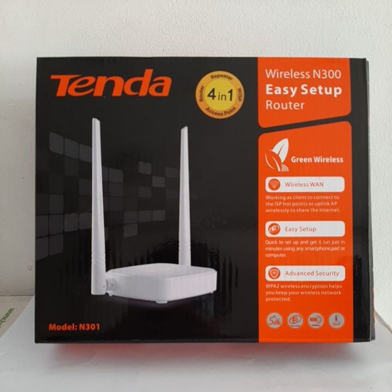 Jual Tenda N301 /Router /Repeater / WISP / Access Point | Shopee Indonesia