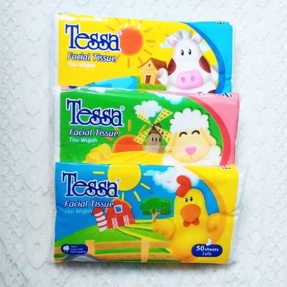 Jual Tessa Tisu Tissue Tessa Travelpack isi 50 lembar | Shopee Indonesia