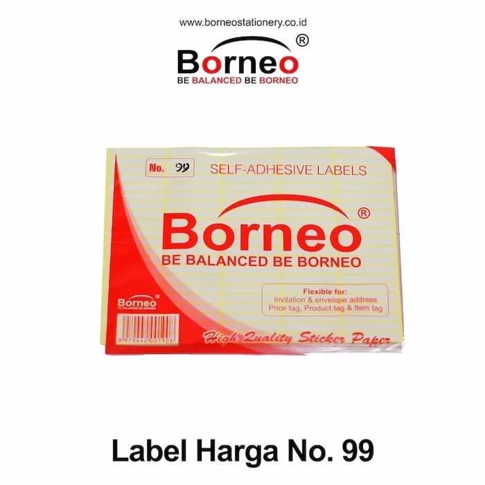 Jual LABEL HARGA NO.99 BORNEO | Shopee Indonesia