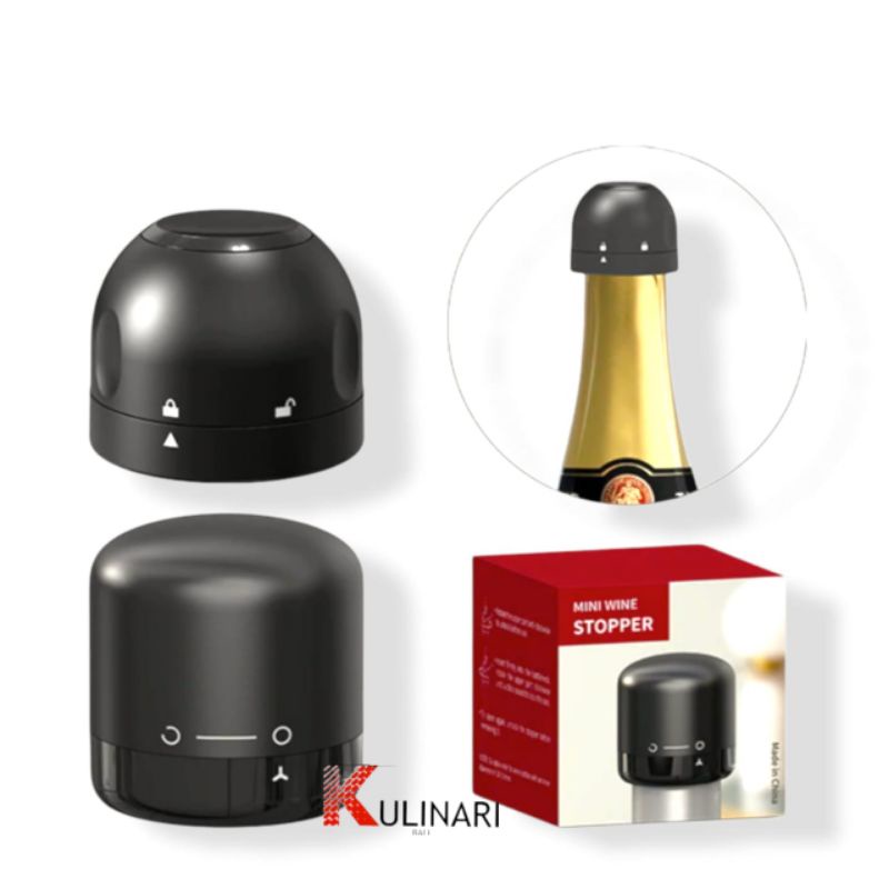 Jual Tutup Botol Wine/Vacuum Sealed Wine Stoper | Shopee Indonesia