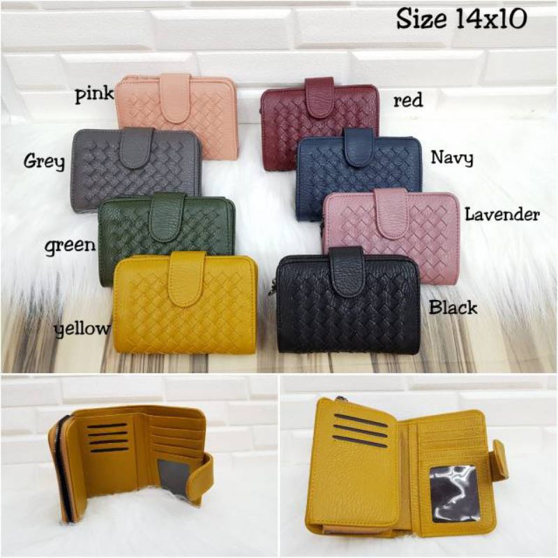 Jual DOMPET LIPAT ANYAMAN / DOMPET KARTU DAN COIN | Shopee Indonesia